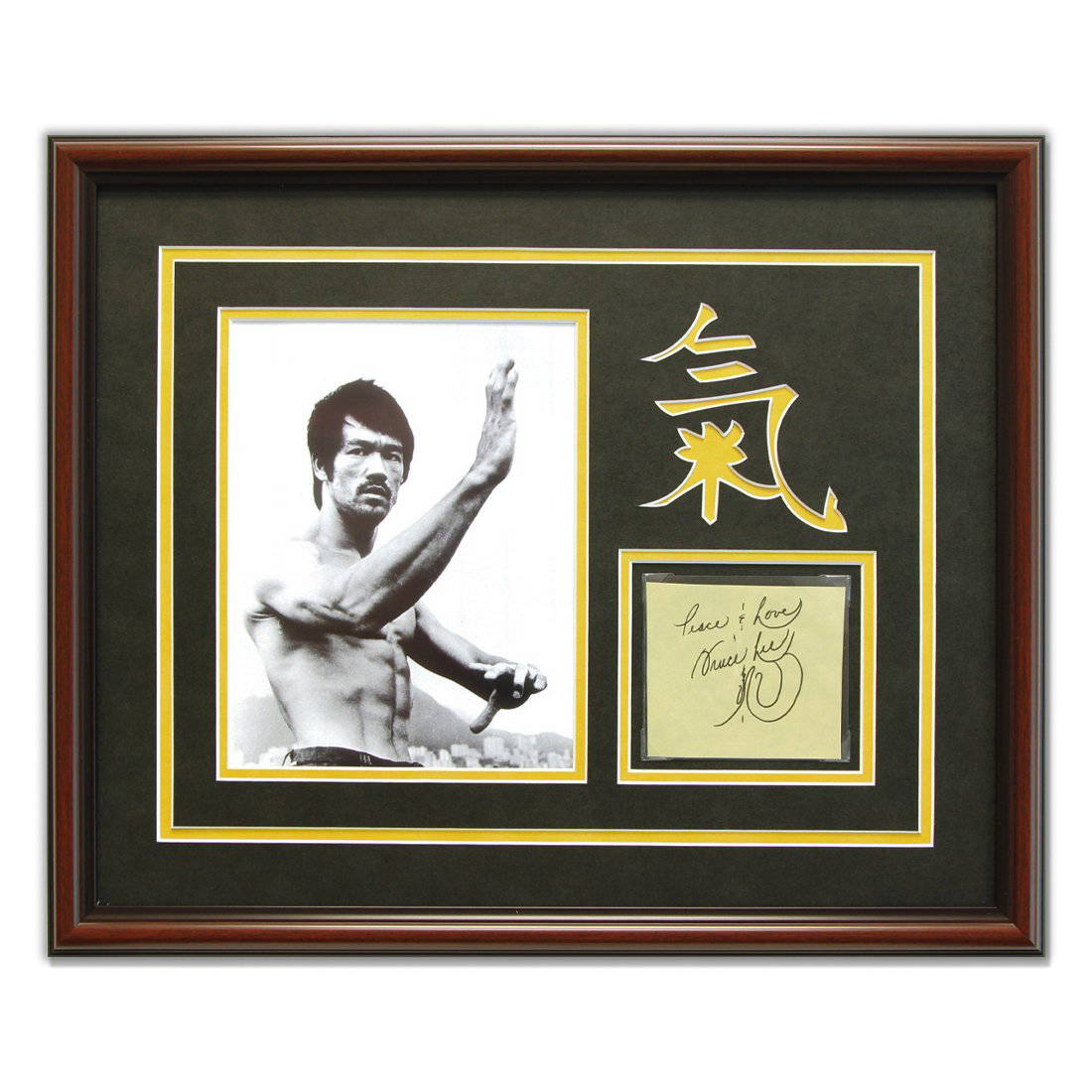 Highly Coveted Bruce Lee Signed Autograph Page Auction