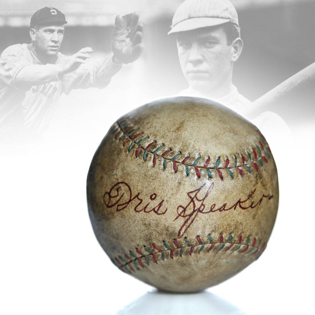 Tris Speaker Signed Vintage Baseball Auction