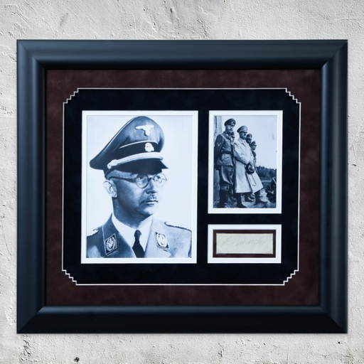 Heinrich Himmler Signed Cut