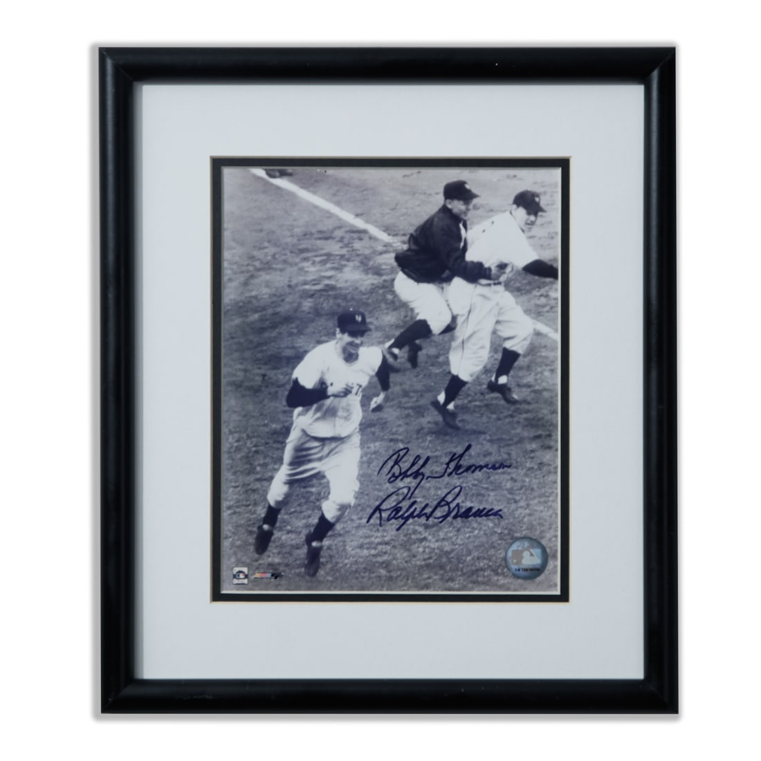 Bobby Thompson And Ralph Branca Signed Photograph