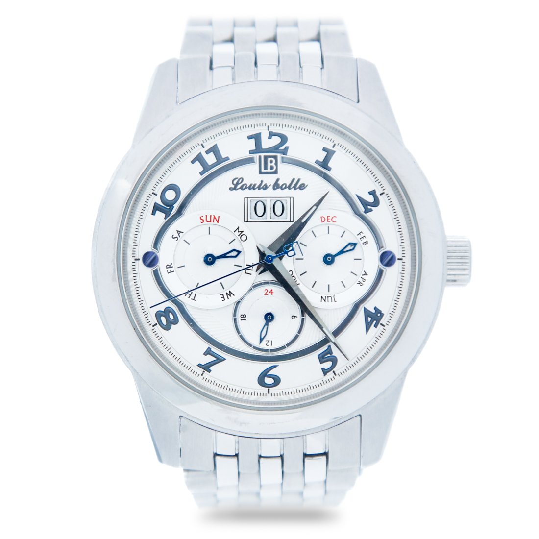 Louis Bolle Vintage Men's Automatic Big Date/multi Complication Watch ...