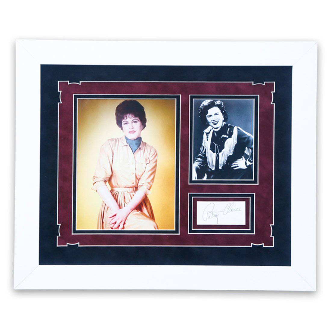 Patsy Cline Signed Cut Presented In A Custom Frame Auction