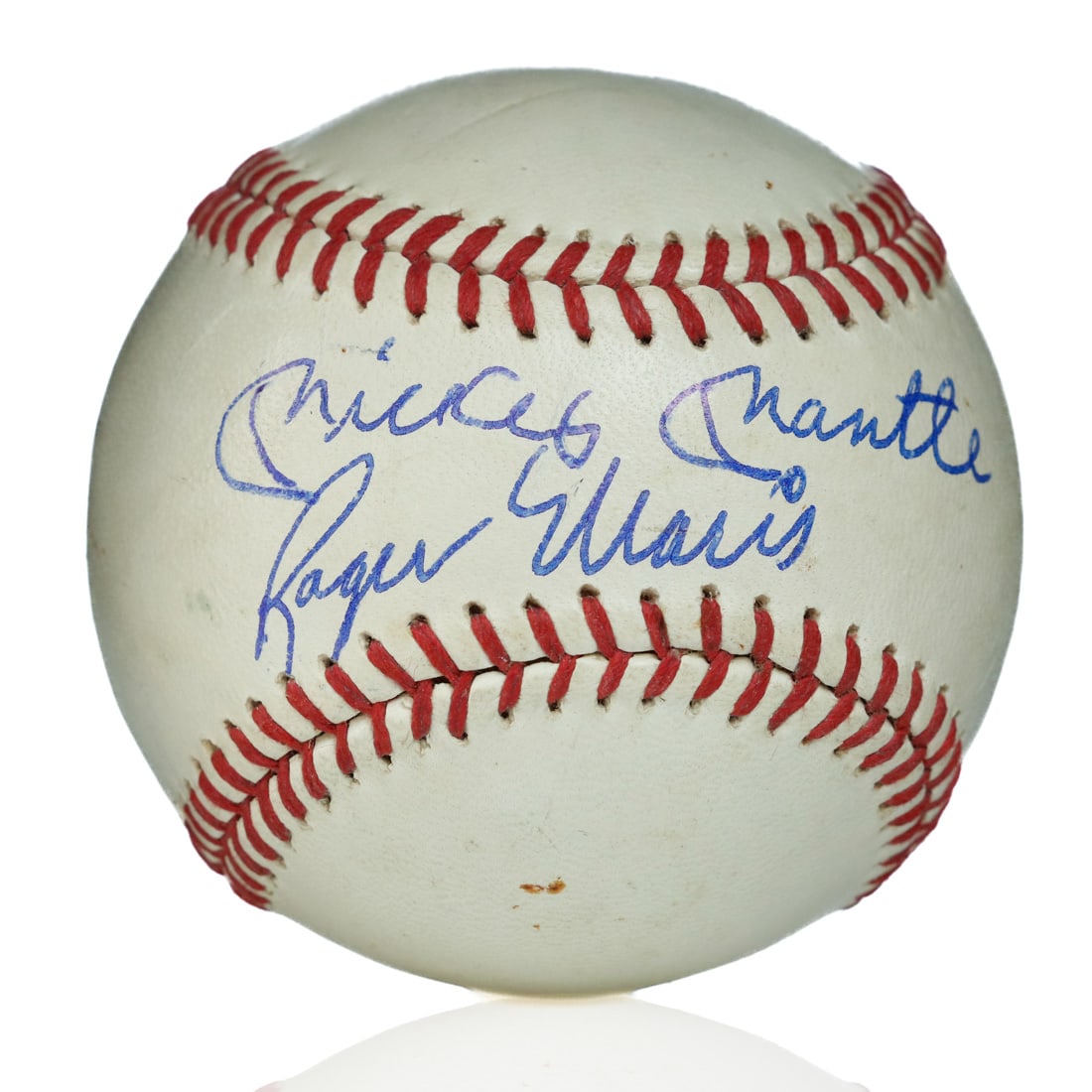 Mickey Mantle & Roger Maris Signed Oal Joseph Cronin Reach Baseball Auction