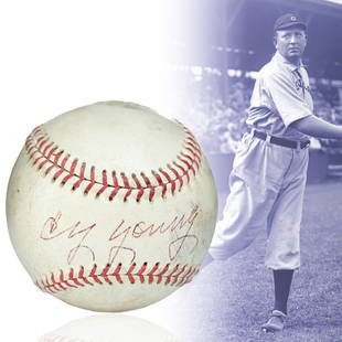 Tris Speaker Signed Wilson Baseball Auction