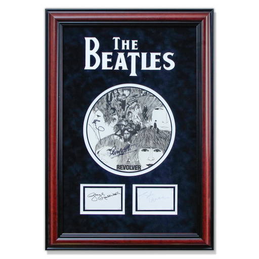 The Beatles 'revolver' Signed Picture Disc Plus Lennon & Harrison ...