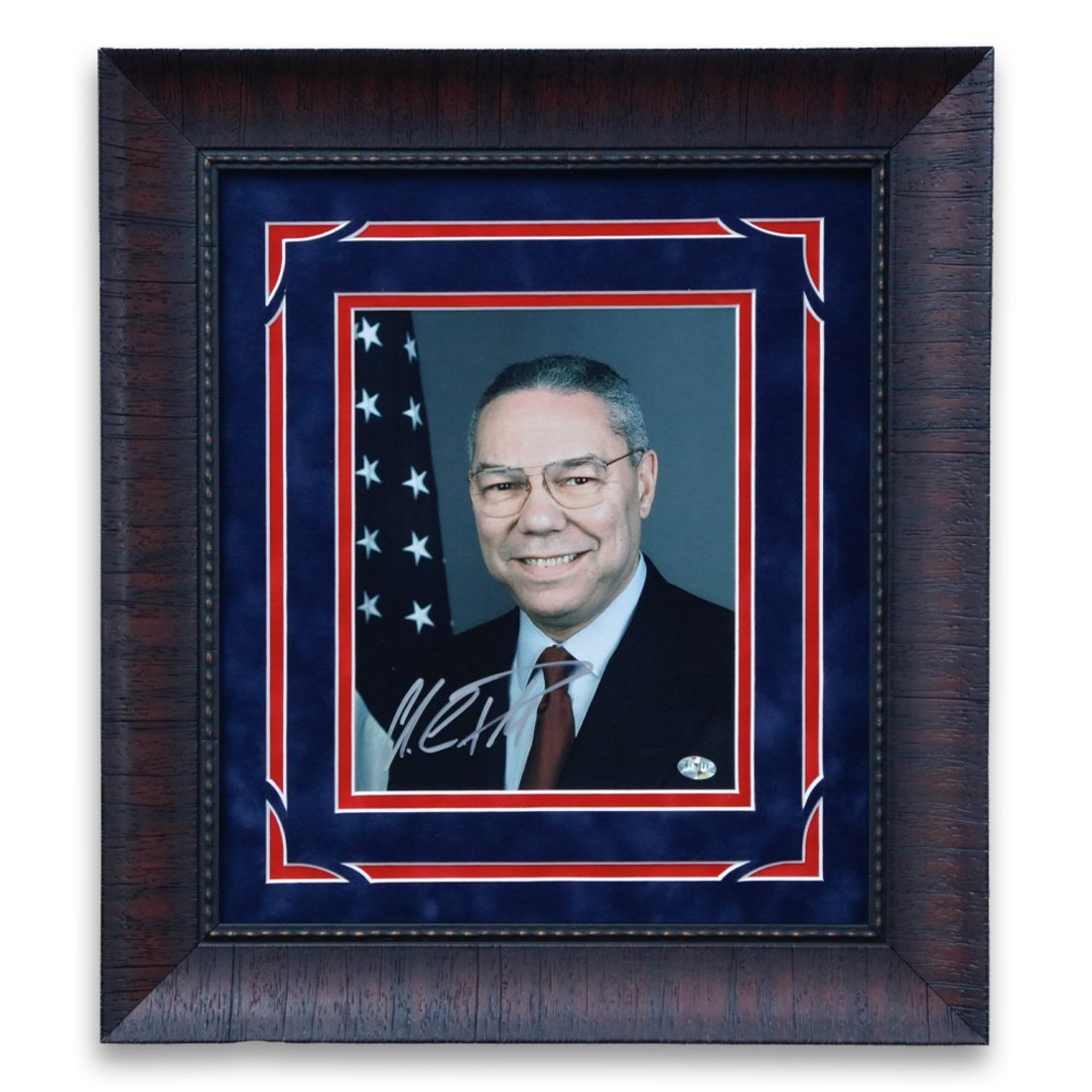 Colin Powell Autographed Portrait Auction