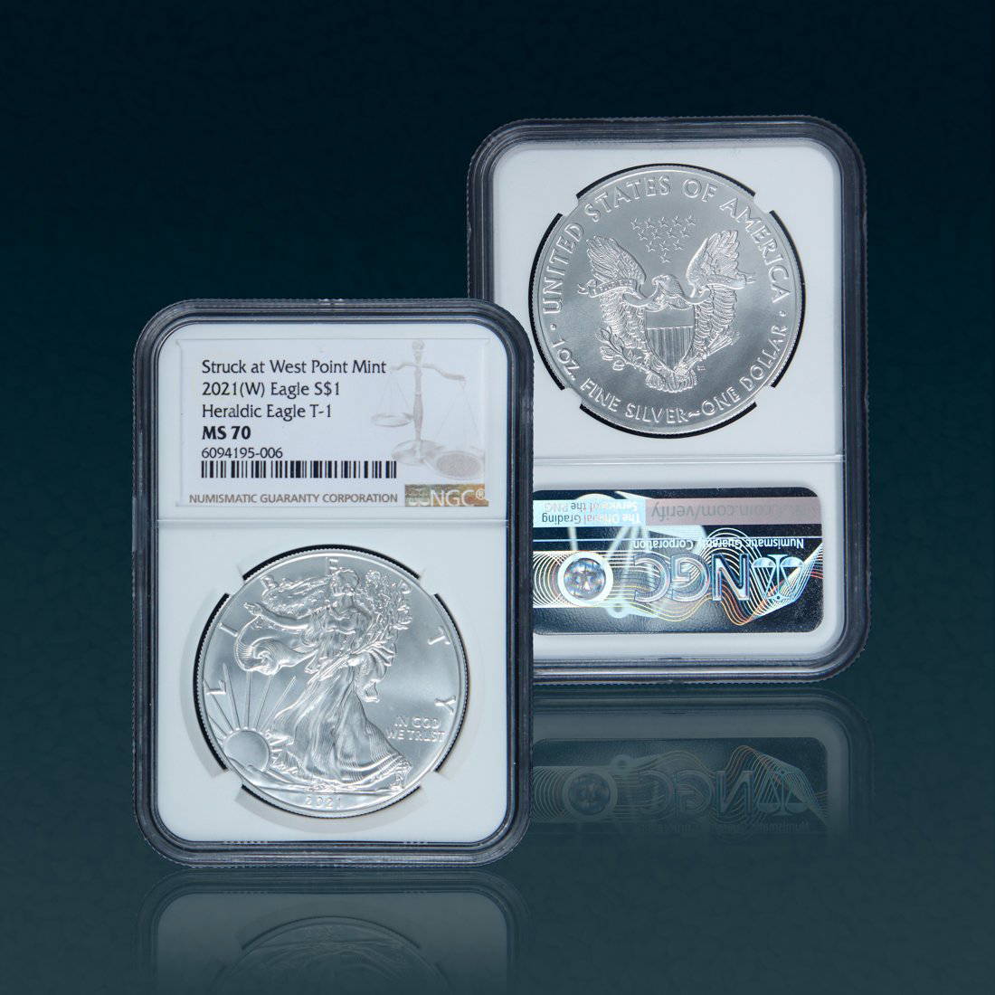 2021-w Ngc Ms 70 Silver Eagle Auction