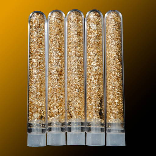 5 Gold Flakes Vials