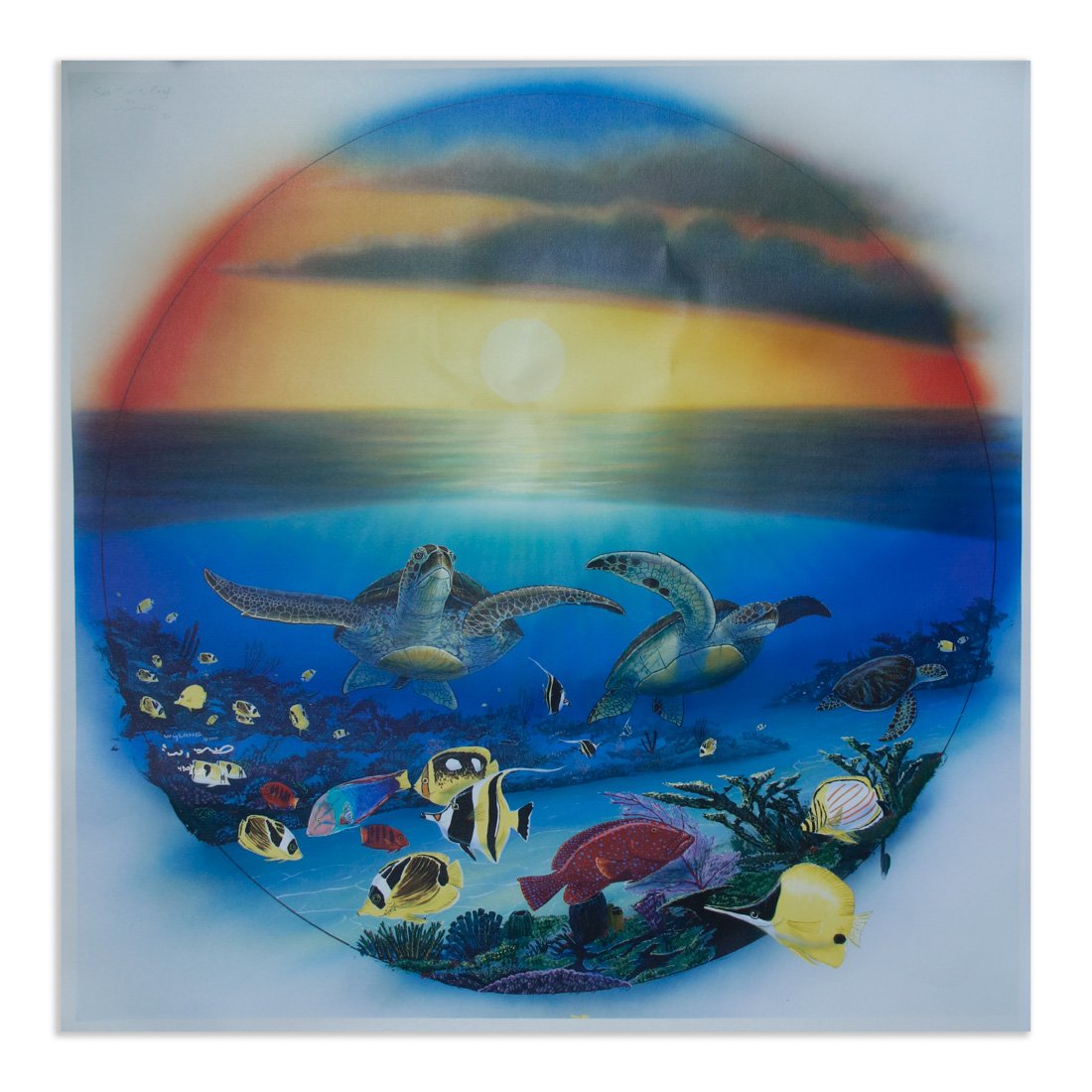 Wyland Sea Turtle Reef Signed Limited Edition 430/750 Auction