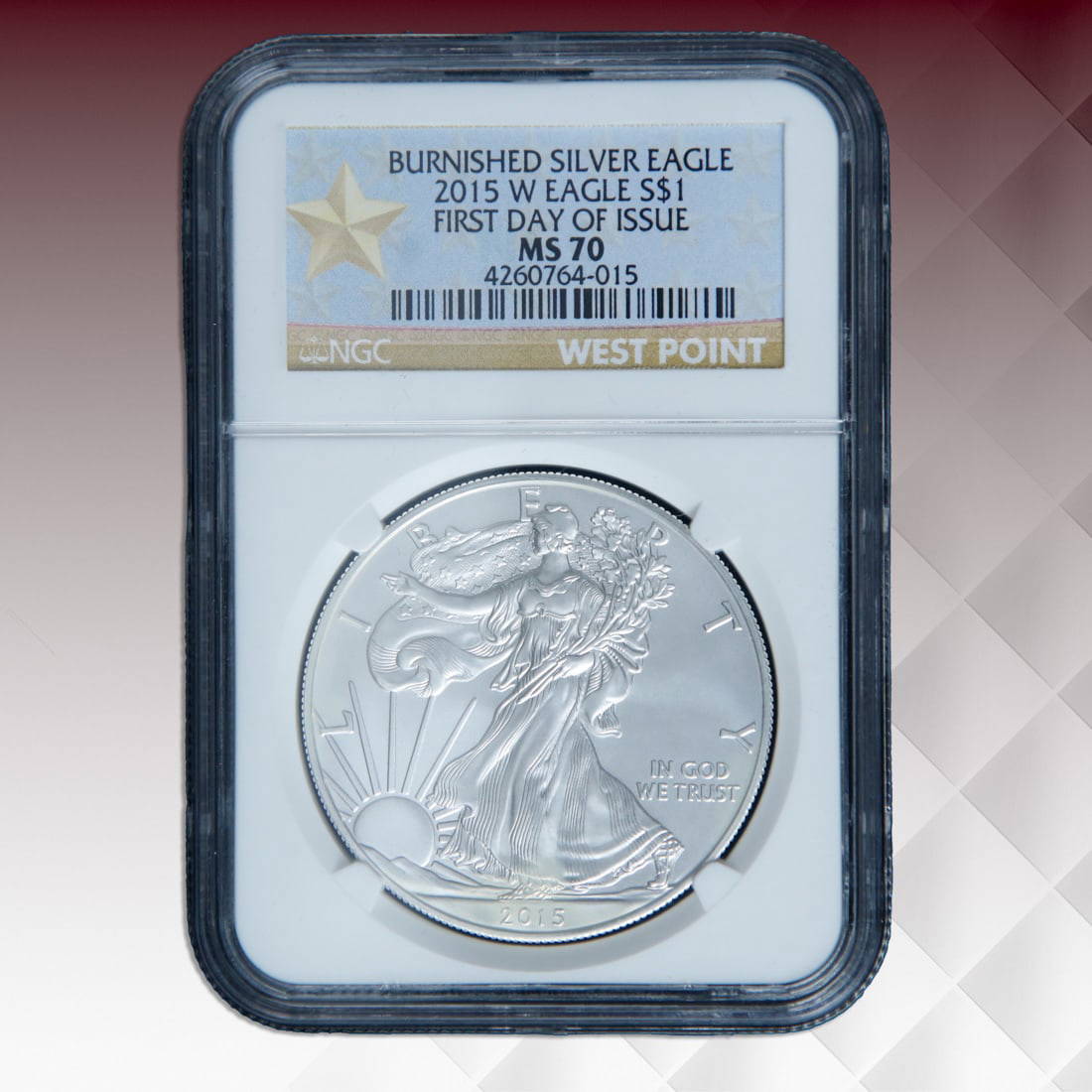 2015 W Ngc Silver Eagle Ms70 Auction