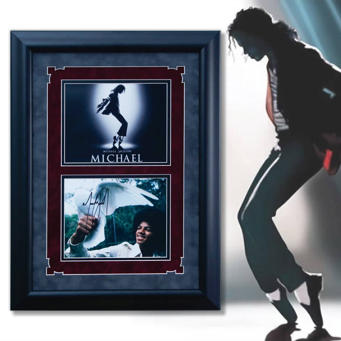 Exquisite Michael Jackson Autographed Photograph Auction