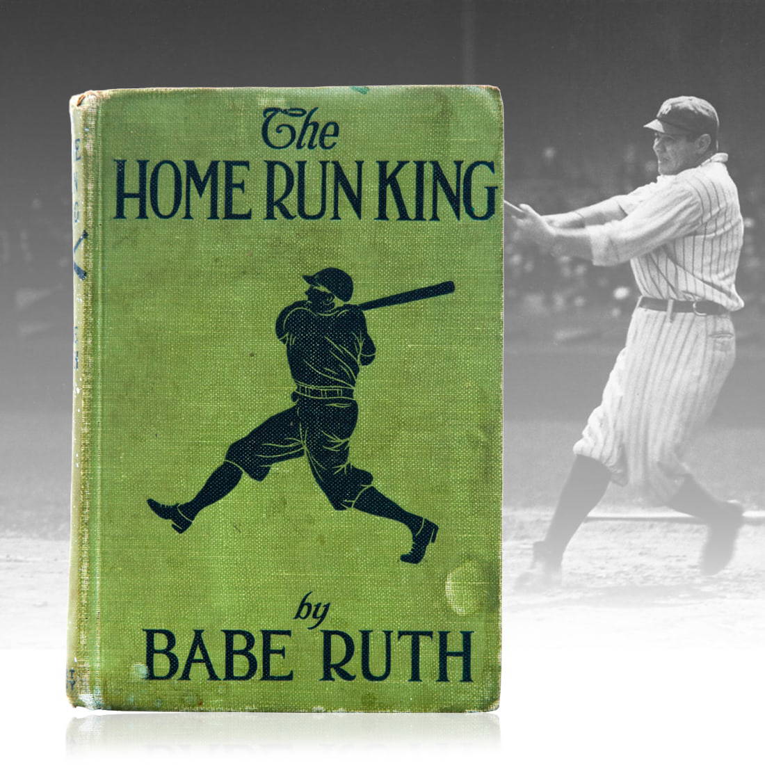 Babe Ruth Signed "the Home Run King" Book Auction