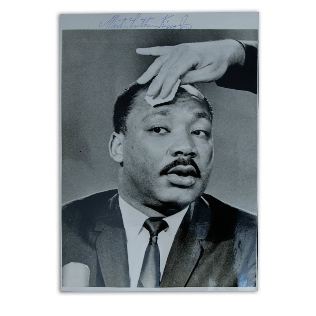 Martin Luther King Jr Signed Vintage United International Press ...