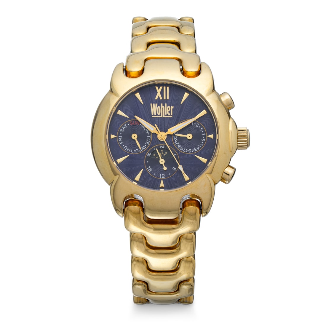 Wohler Automatic Calendar Dual Time Moonphase Sport Watch Auction