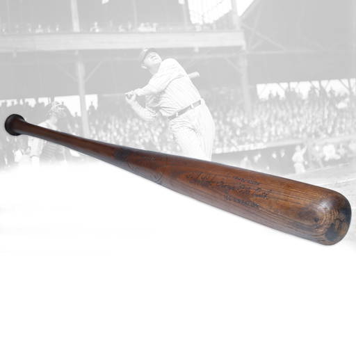 Babe Ruth Signed H&b Baseball Bat 40br Series Louisville Slugger
