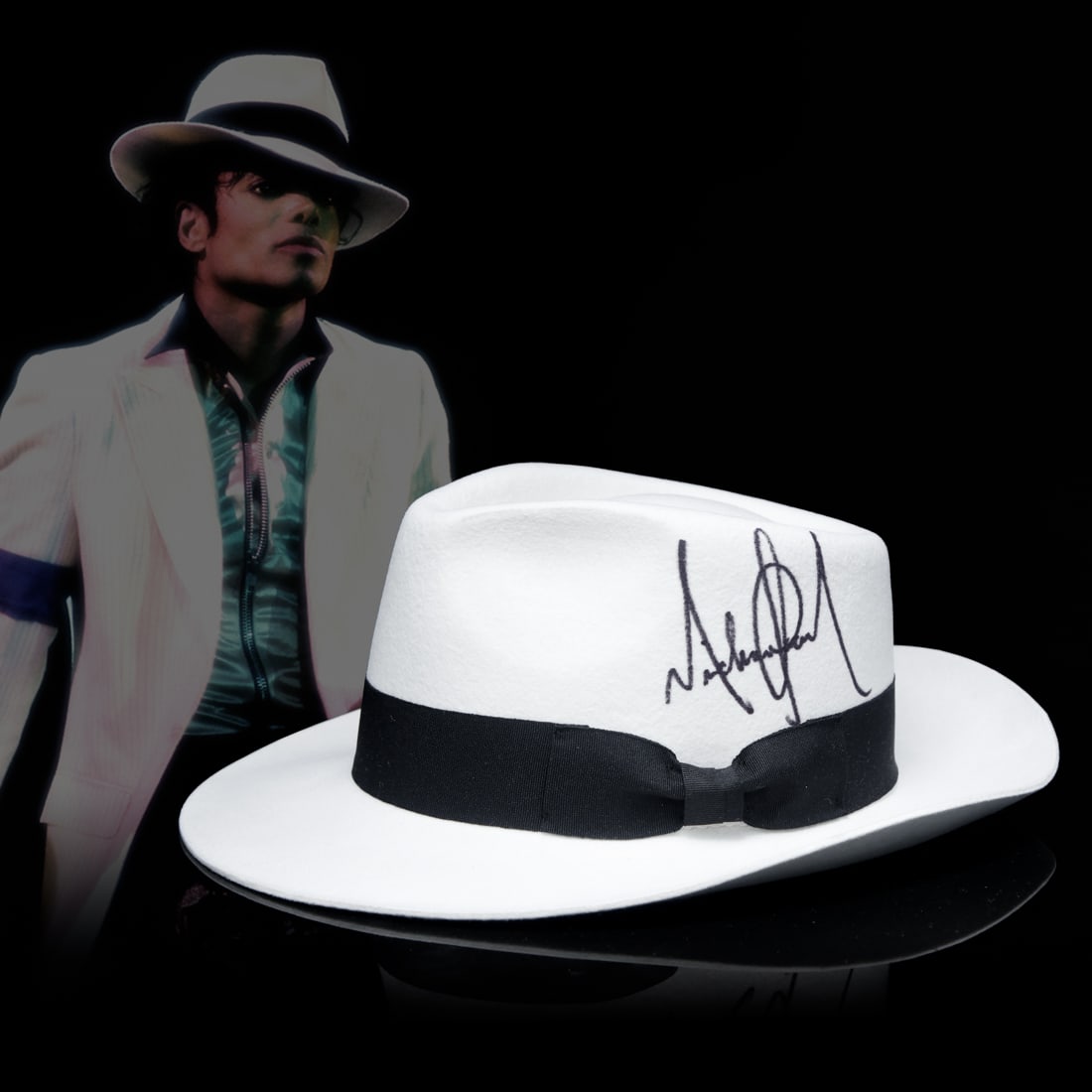 Exquisite Michael Jackson Signed White Fedora – A Historic Artifact Auction