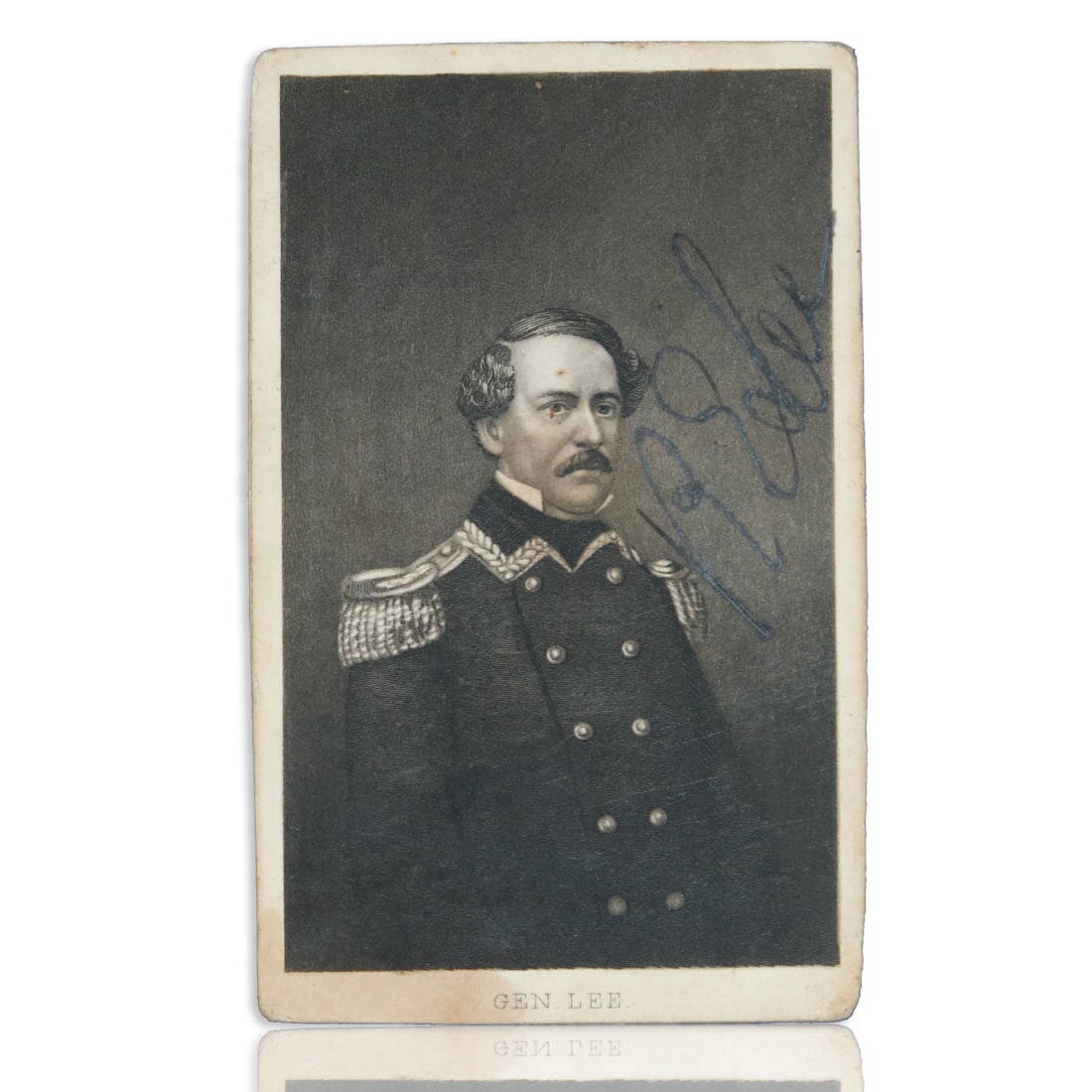 Robert E. Lee Labeled Cdv Photocard With Autograph-a Historic Showcase ...