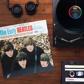 The Beatles Signed "the Early Beatles" Lp Album