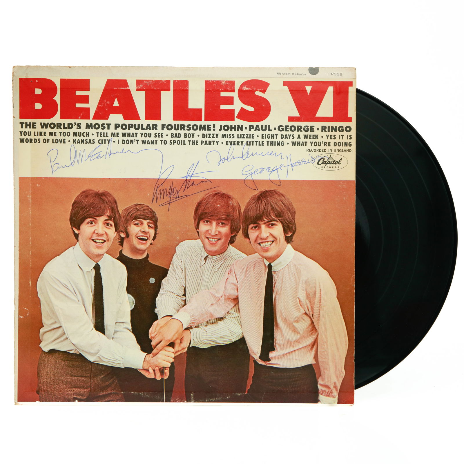 Beatles Signed "beatles' Vi" Album Auction