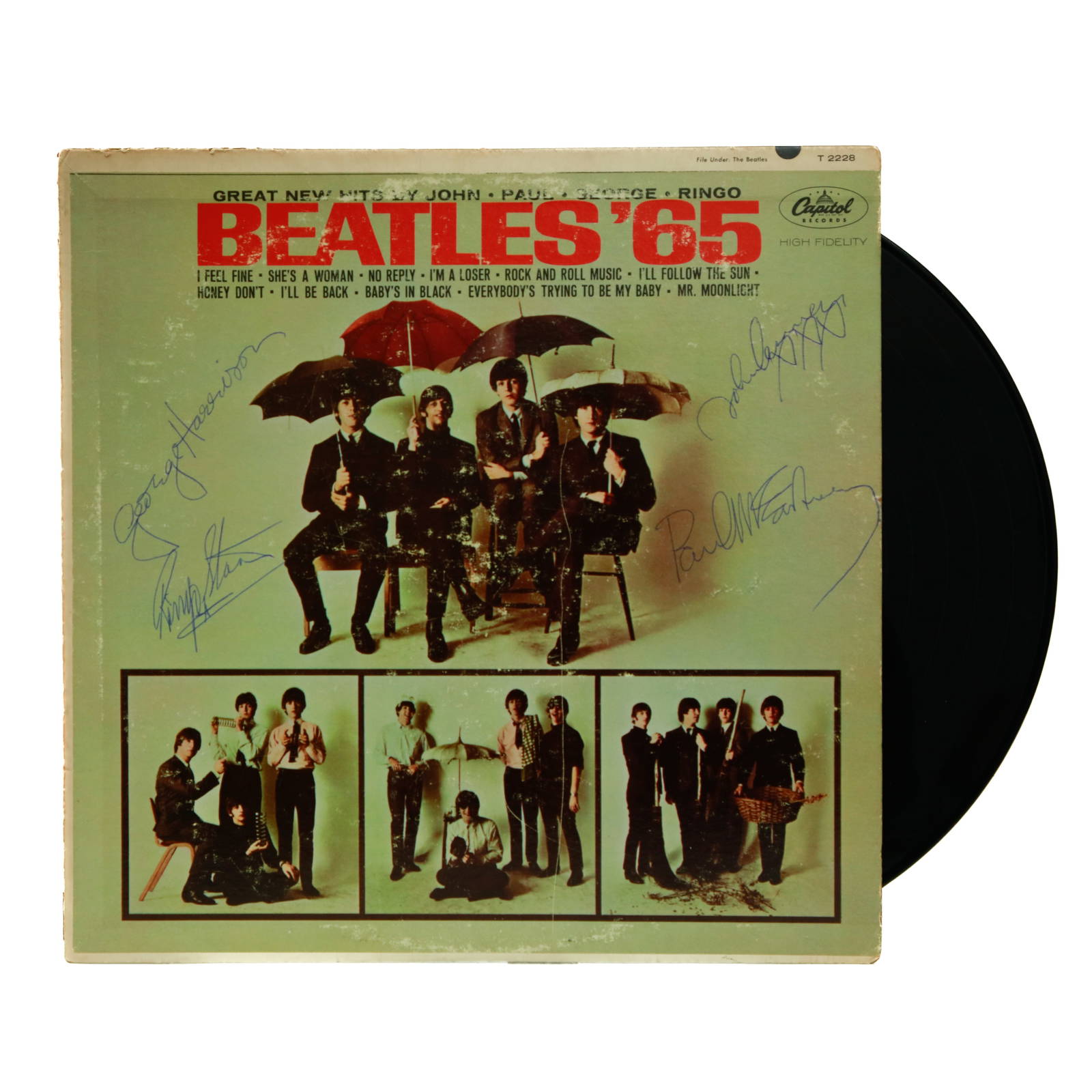 The Beatles Signed "beatles' 65" Album - Jul 16, 2025 | Dalshire ...
