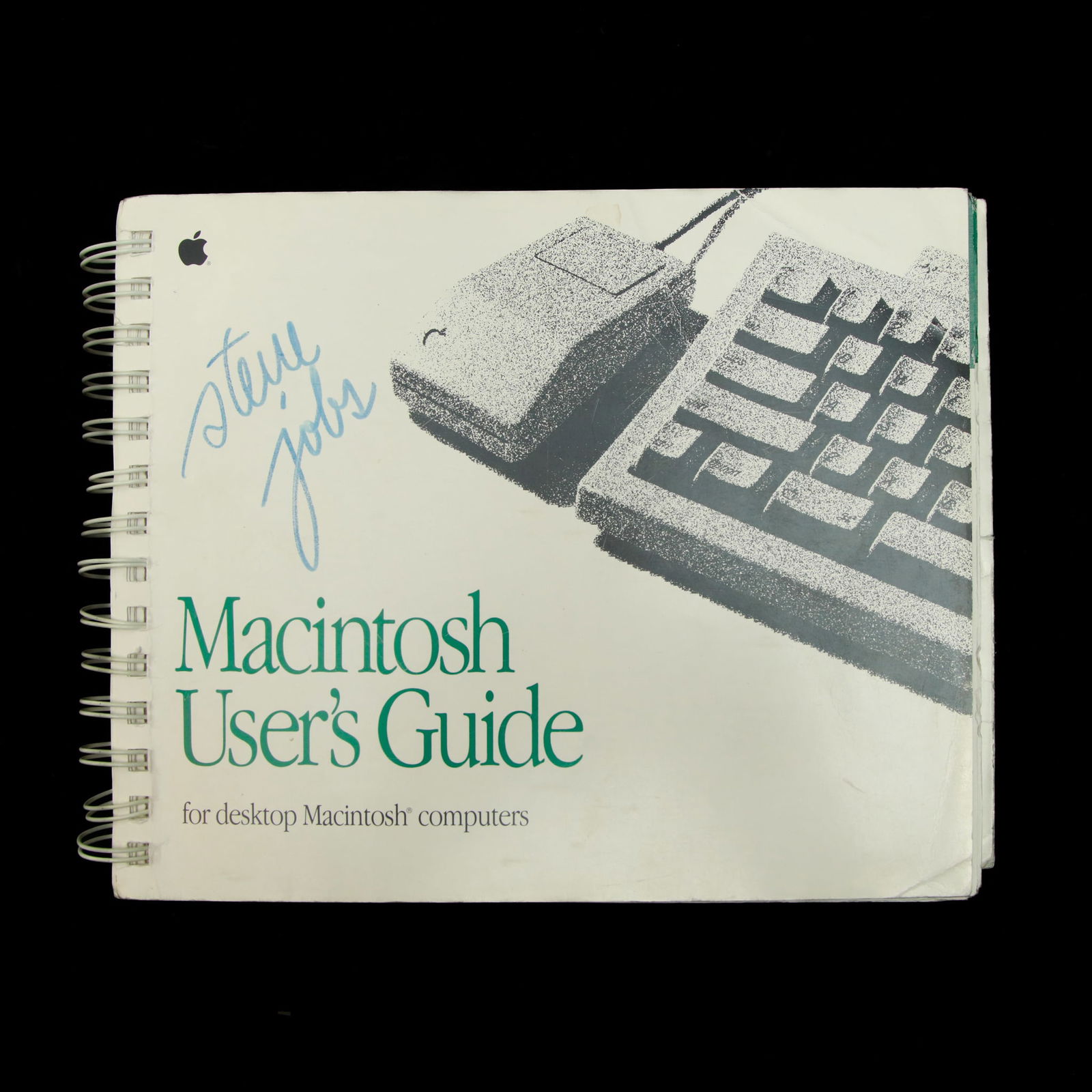 Steve Jobs Signed Original Macintosh User's Guide Auction