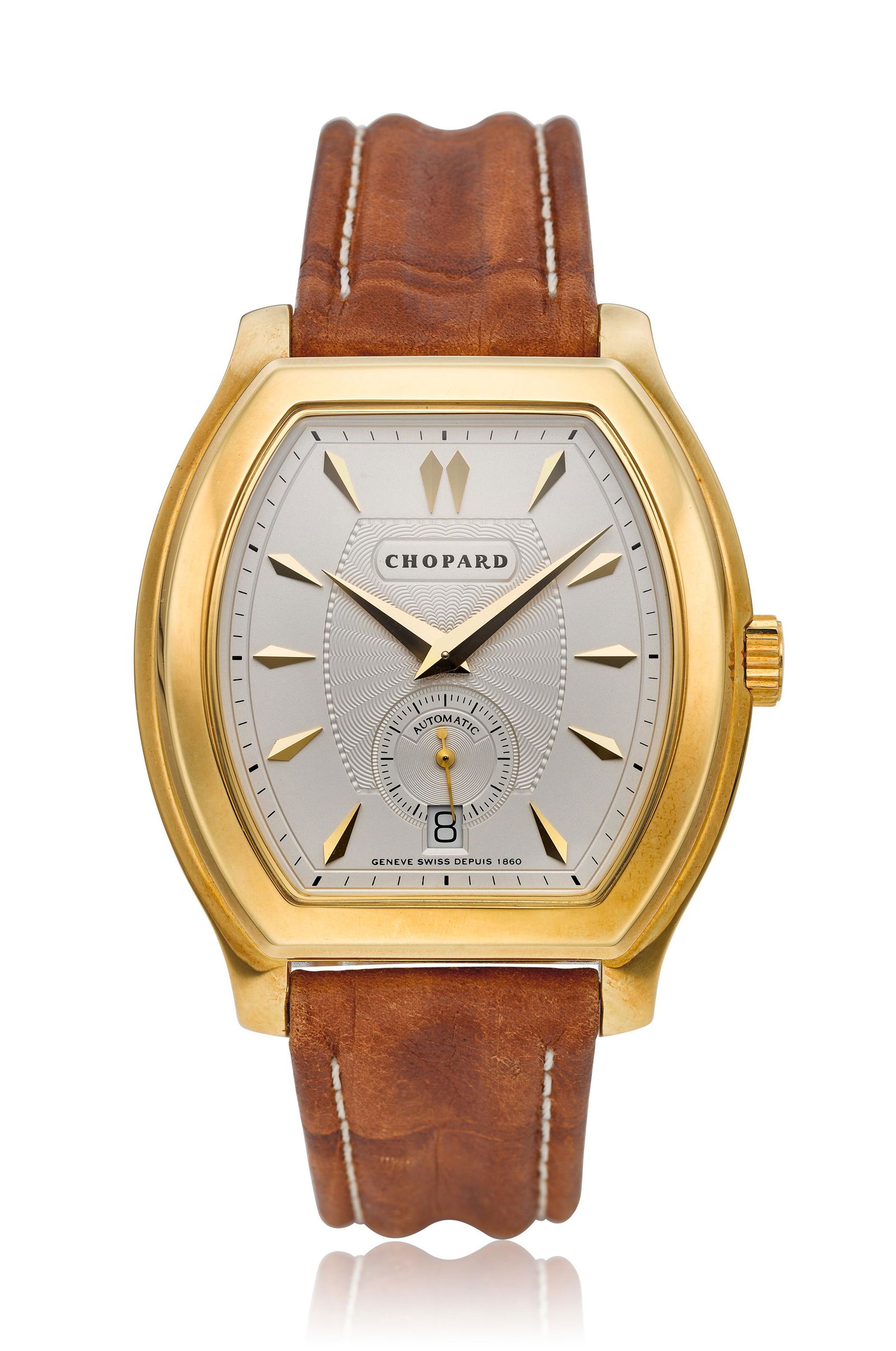 For Auction: CHOPARD, 18K L.U.C. LIMITED EDITION TONNEAU WRISTWATCH ...