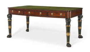 19th c. R.J. Horner Carved Griffin Library Table - Jun 10, 2021 ...