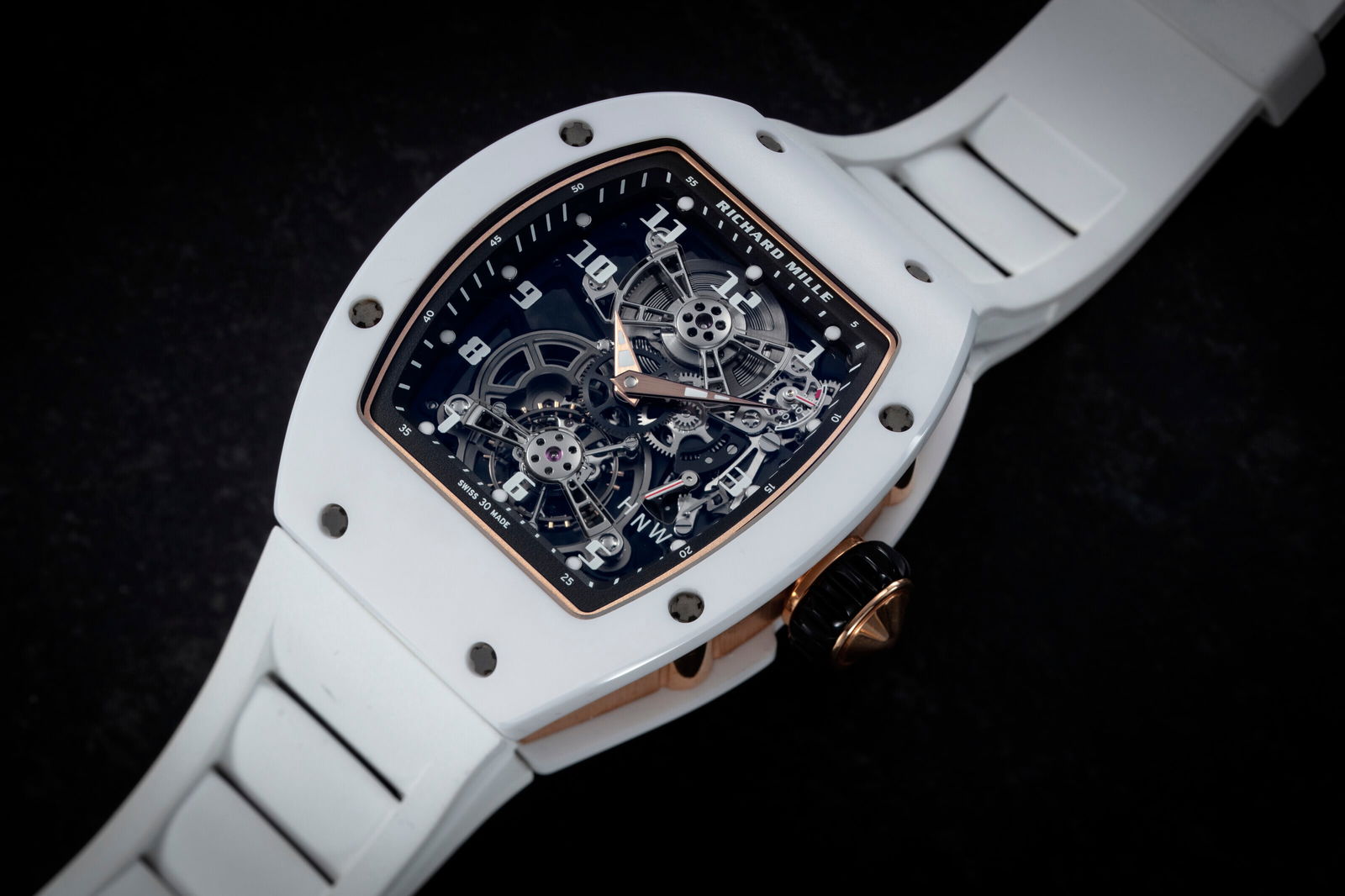 Richard Mille, Rm17-01 Rg-atz, A Rare And Attractive Gold And Ceramic ...