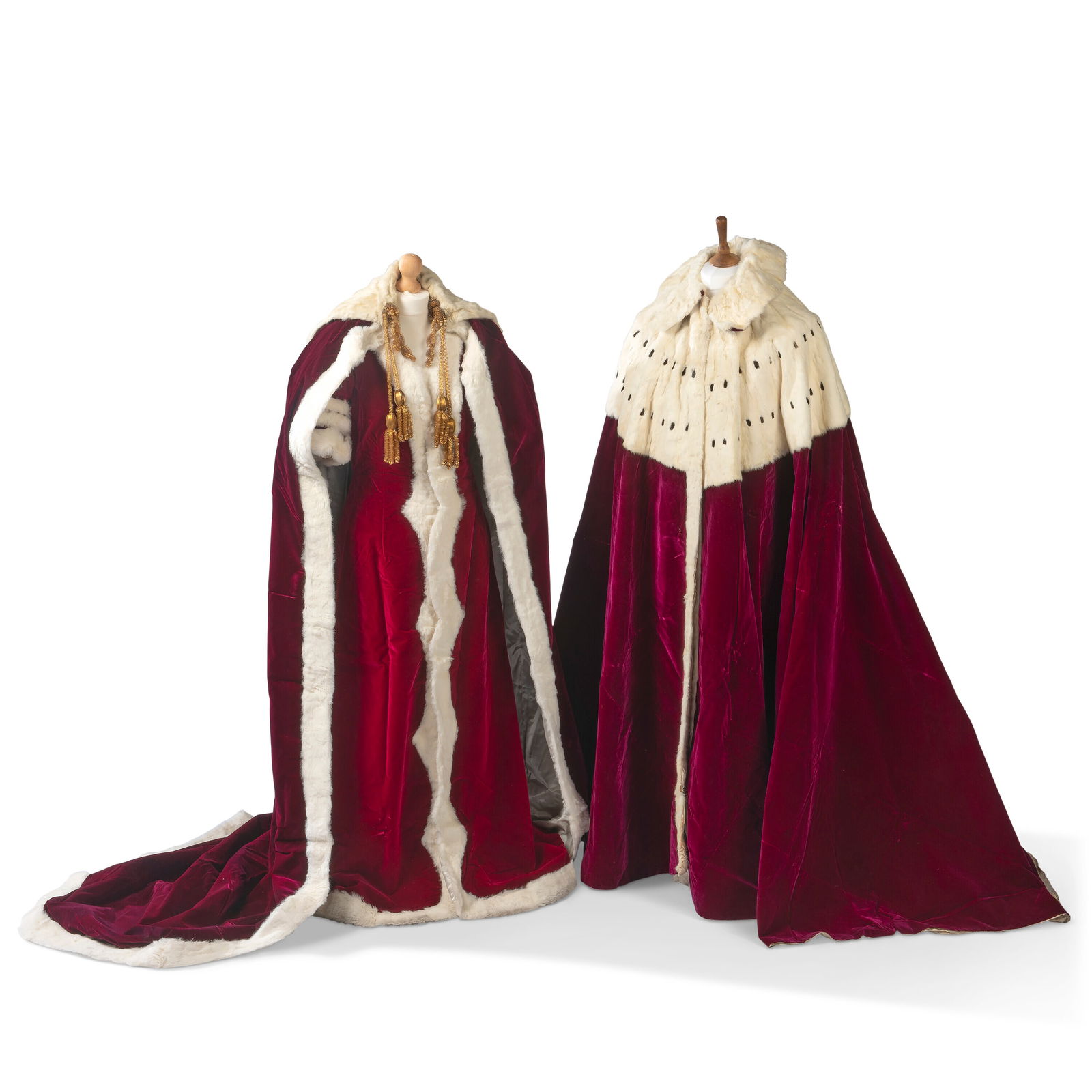 The Peer And Peeress's Robes And Coronets Of Lord And Lady Sandys Auction