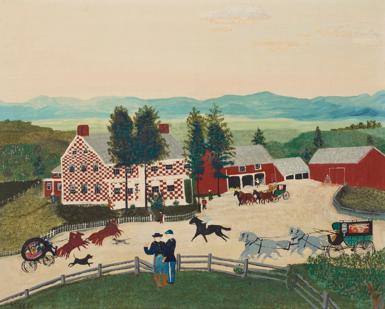 Anna Mary Robertson 'grandma' Moses (1860-1961) Auction