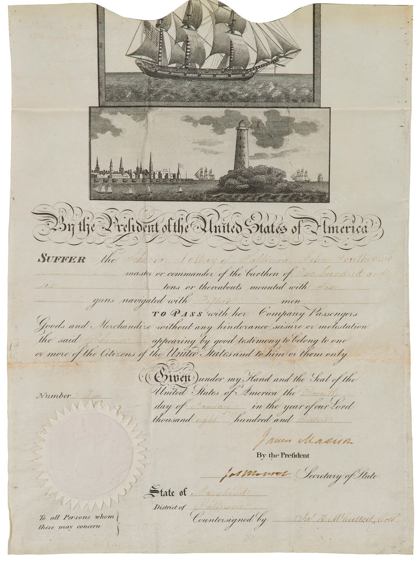 Thomas Jefferson (1743-1826); James Madison (1751-1836) Documents ...