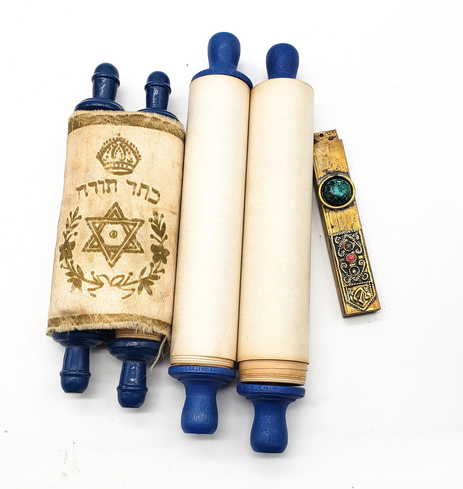 Vintage Judaica Torah Scrolls For Kids Lot!