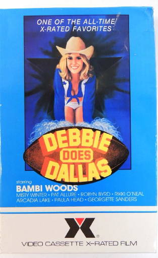 "debbie Does Dallas" Vhs Tape Classic Movie!
