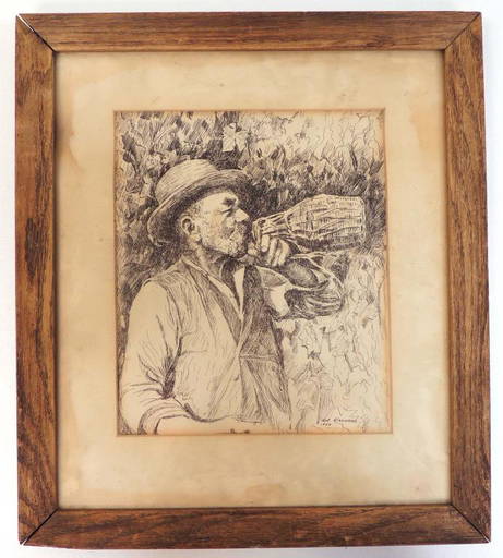 Ric Riccardo Etching, C. 1950