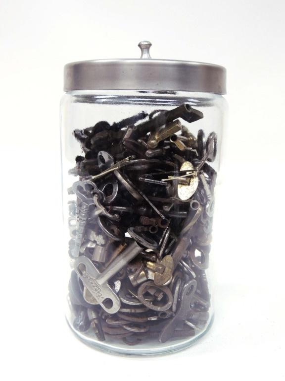 Jar Of Keys Skeleton Keys, Vintage Keys