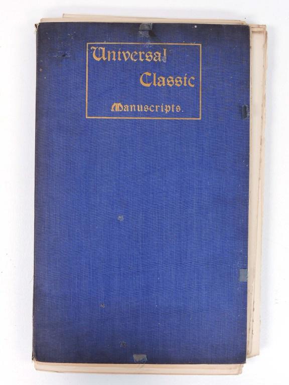 Universal Classics Manuscripts Book