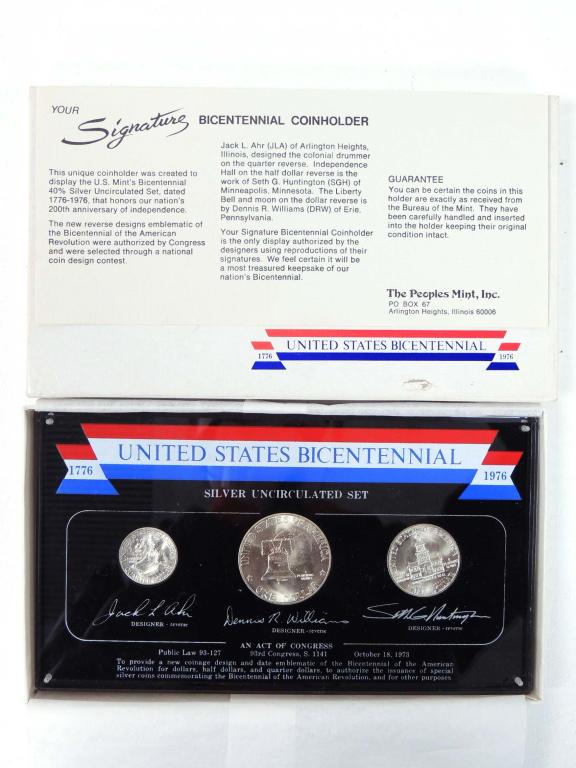 Bicentennial Silver Coin Set