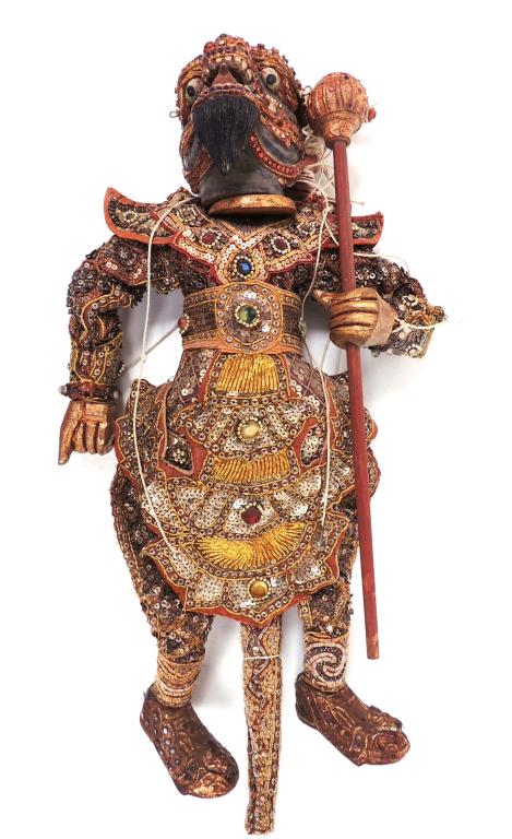 Tibetan/Indian Hanuman Puppet With Scepter & Tail - Apr 09, 2020 | Lot ...