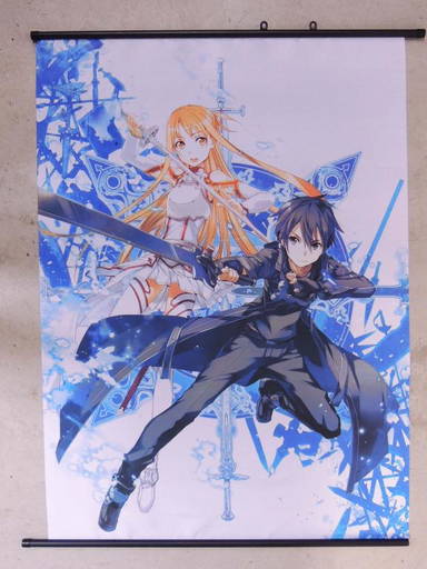 Two Anime Wall Hangings