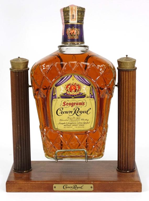 1966 Crown Royal in Cradle 1/2 Gallon - Aug 27, 2020 | Lot 14 Auctions ...