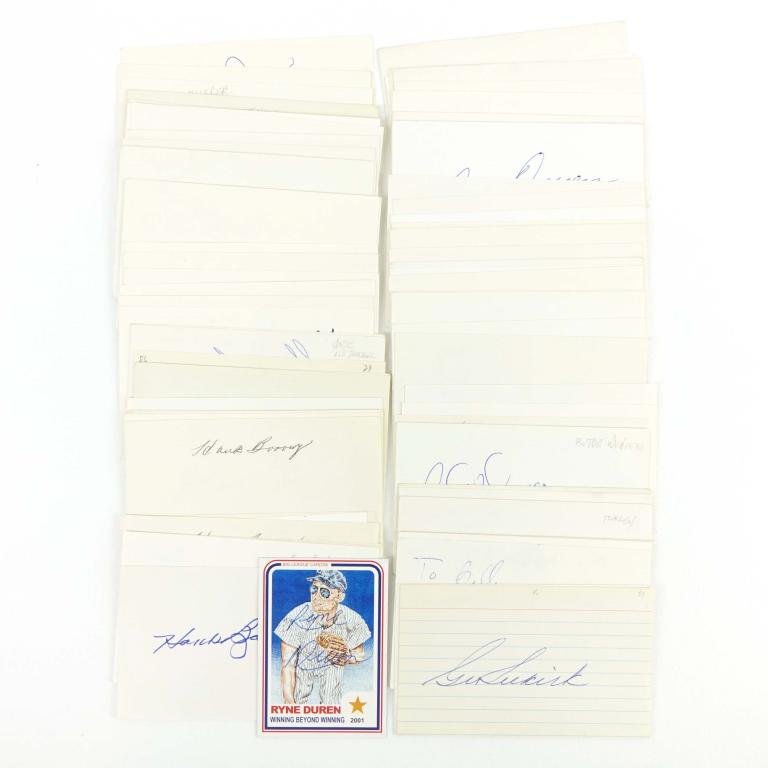 New York Yankees Autographs (100+)