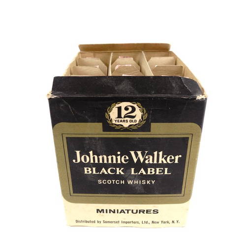 Johnnie Walker Black Label Mini Bottles (12)