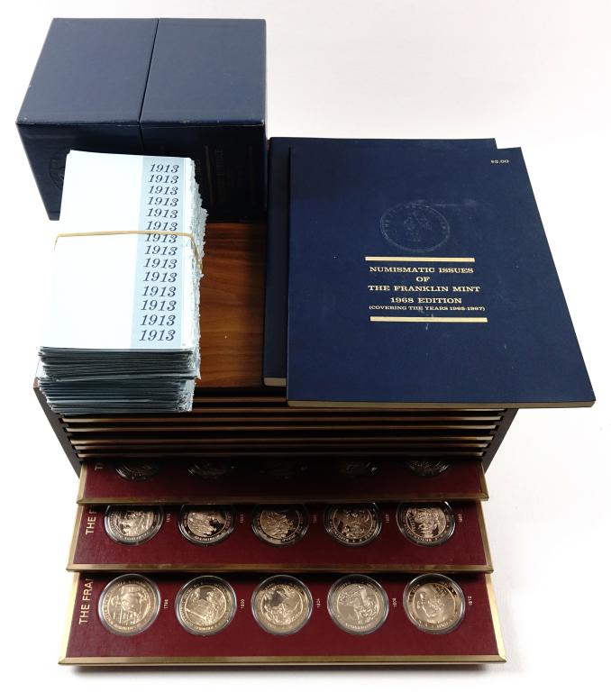 Franklin Mint History Of The Us 200 Coin Set