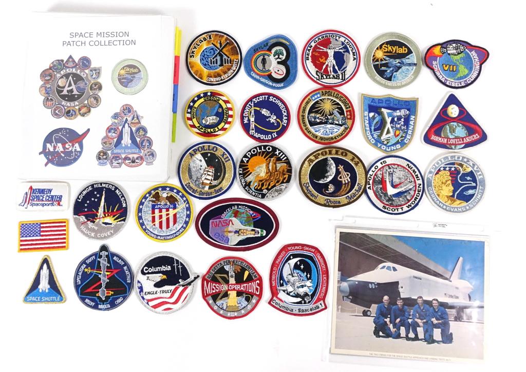 Nasa Apollo Skylab + Space Shuttle Patches