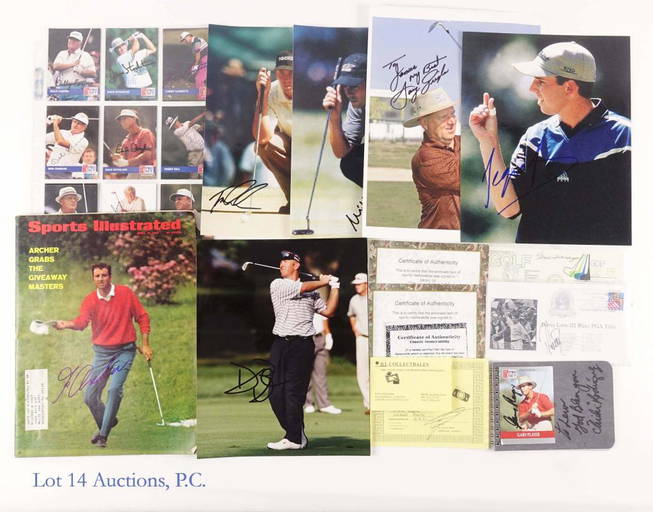 Golf Autograph Lot