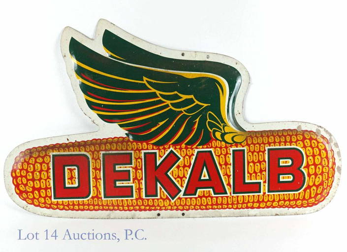 Metal Dekalb Corn Sign - Apr 21, 2022 | Lot 14 Auctions in IL
