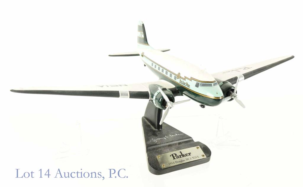 Parker Pen 1954 Douglas Dc3 N51a Airplane