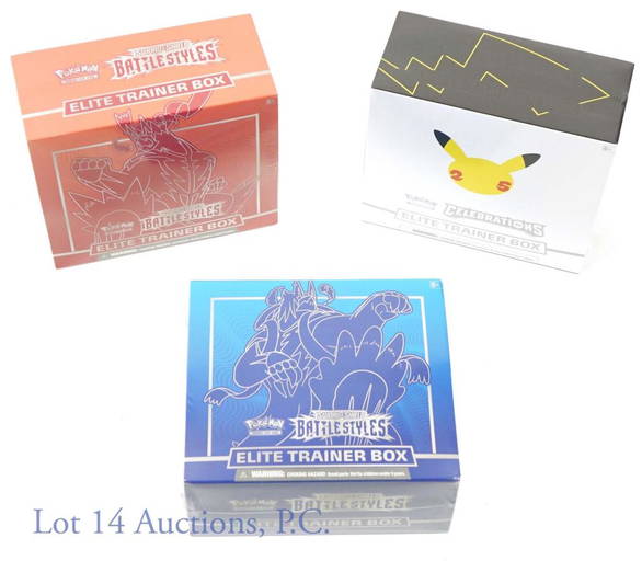 Pokemon Cards Sword & Shield Elite Trainer Box (3) (#0386) on Dec 15 ...