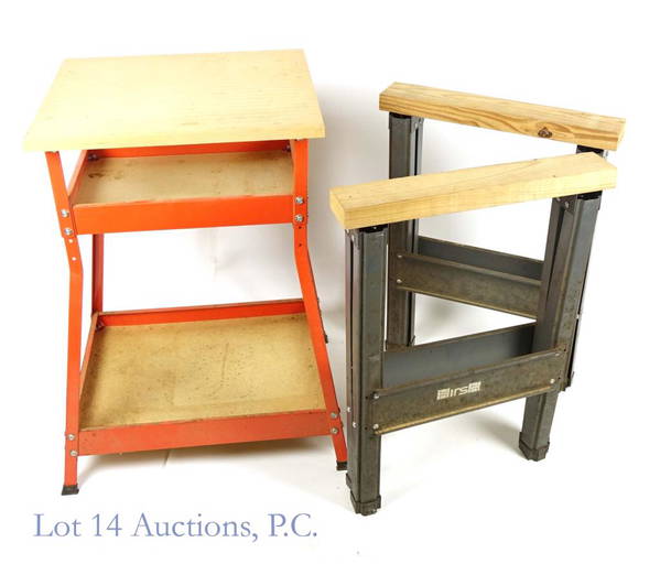 Work Tables (2) & Hirsh Horses (2) (LOCAL ONLY) (#0271) on Dec 29, 2022 ...
