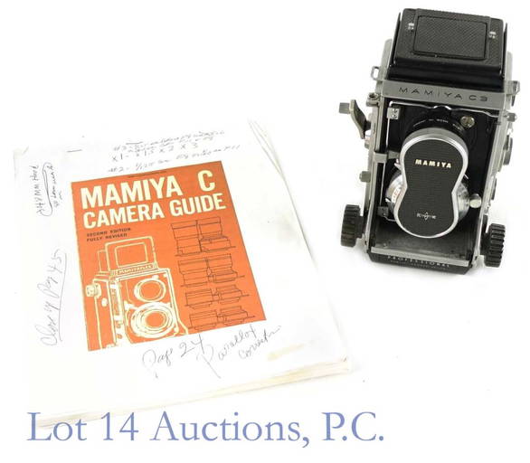Mamiya C3 Professional Med Format Twin Lens Camera